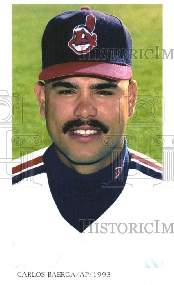 Carlos Obed Baerga Ortiz Player Major, 1993 vintage press photo print ...