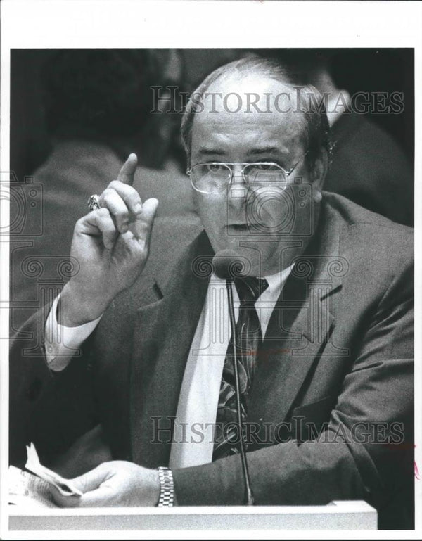 Representative Nathan Mathis, Democrat of Slocomb, speaks, 1992 Vintage ...