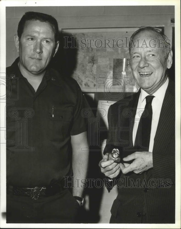 Auburn Fire Chief Ellis Mitchell with Harry Philpott, 1978 Vintage ...