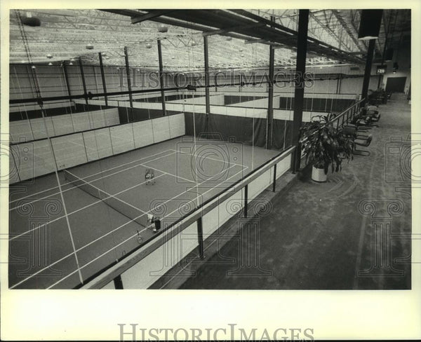 Tennis courts at Sentry World sports complex in Wisconsin, 1982 vintage ...