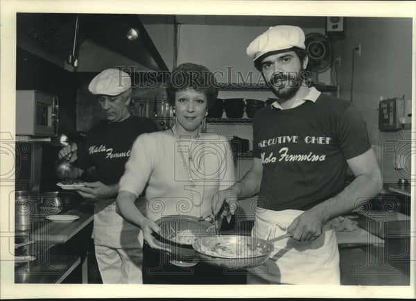 Florence Tarantino & son, Anthony of Mala Femmina restaurant, 1984 ...