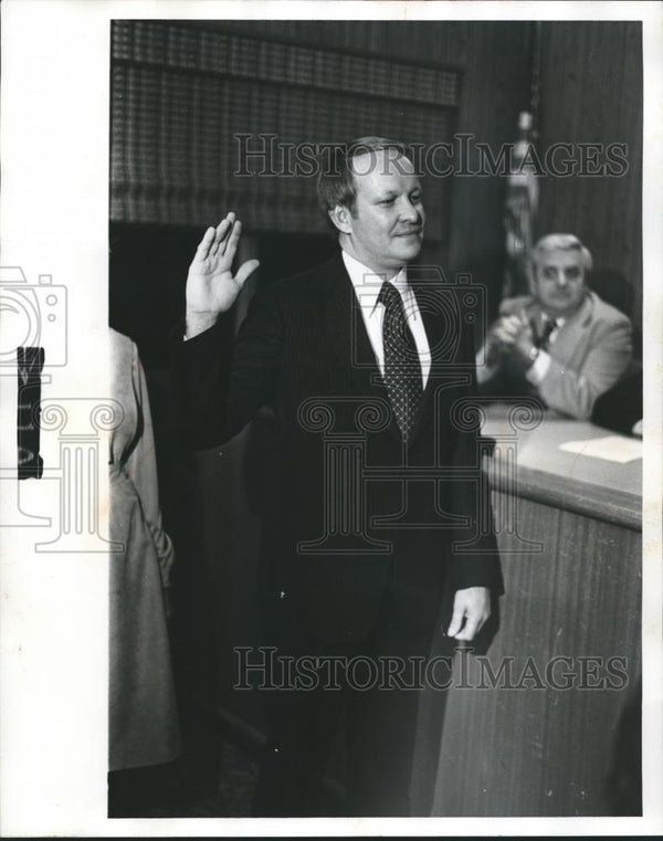 David Belcher took the oath of office as City Councilman, 1978 Vintage ...