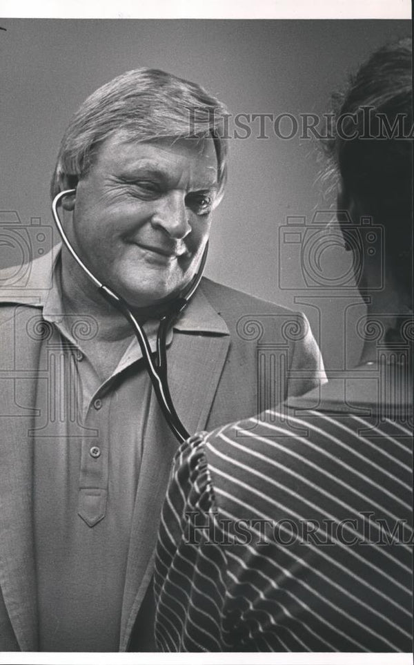 Doctor Harold Hall with Patient checking Heart from Helena, Alabama ...