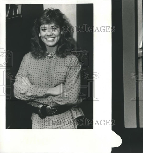 Julie Golden of WBMG Weather , 1988 Vintage Press Photo - Historic Images