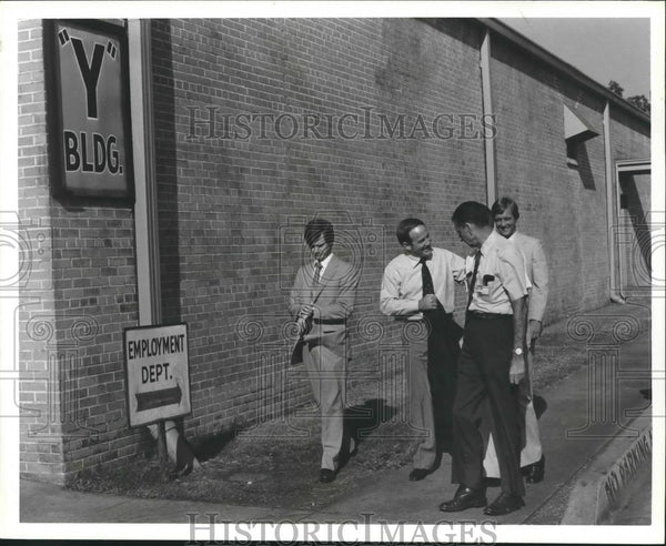 Alabama Governor Fob James at River Bridge , 1979 Vintage Press Photo ...