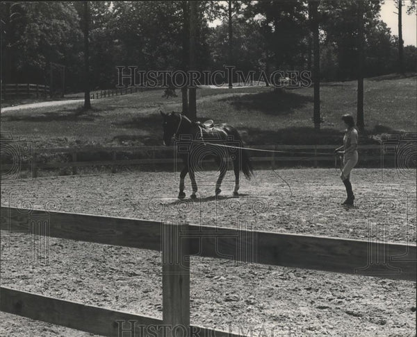 Rider Louise Wrinkle And Horse At Shoal Creek Country Club, 1984 ...
