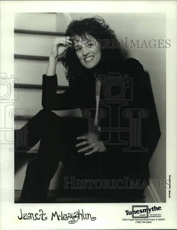 Janet McLaughlin, 1990 vintage press photo print - Historic Images