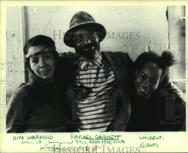 Rita Warford & Rafael Garret & other music group Transsource, 1982 ...