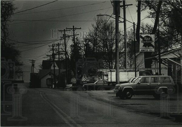 Downtown Stone Bank, Wisconsin, 1993 vintage press photo print ...