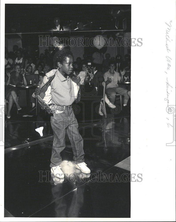 1987 Press Photo Kindergartner Michael WareJeans Jacket - RRV54797 ...