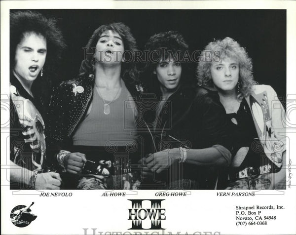 1990 Press Photo Rock Group Howe II tries for success - RRV01203 ...