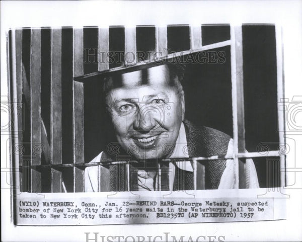 1957 Press Photo George Metesky New York City Bomber - RRV39299 ...