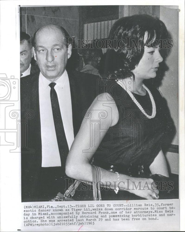 1965 Press Photo Lillian Reis Tiger Lil Bernard Frank - RRV31473 ...