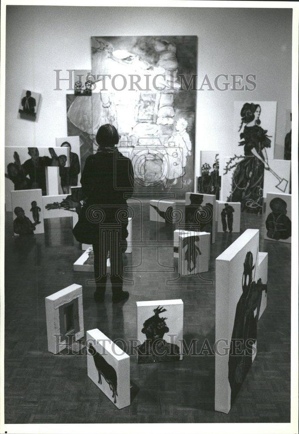 1993 Press Photo Whitney Museum American Art Biennial - RRV64523 ...