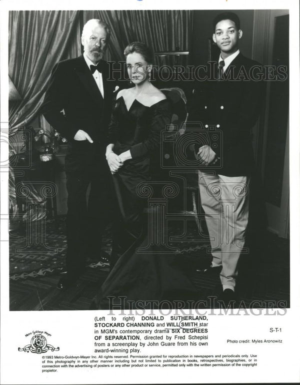 1993 Press Photo Sutherland Channing Smith Six Degrees - RRV65193 ...