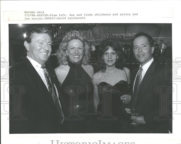1996 Press Photo Mayors Gala Don Lnda Childers Sylvia - RRV29349 ...