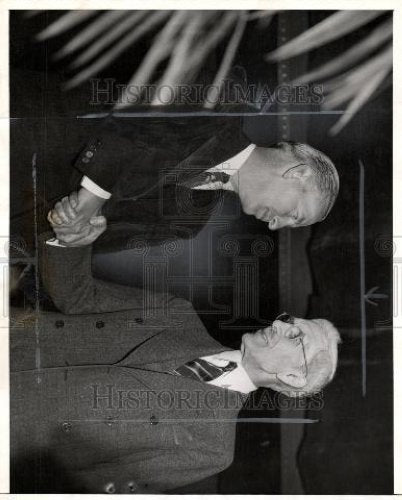 Mayor Edward Jeffries Detroit Rally 1940 Vintage Press Photo Print ...