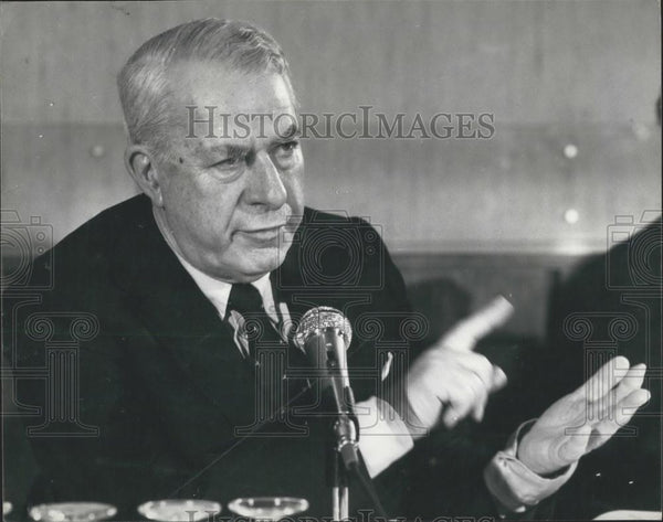 1980 Press Photo British Steel Corporation's CEO Ian MacGregor ...