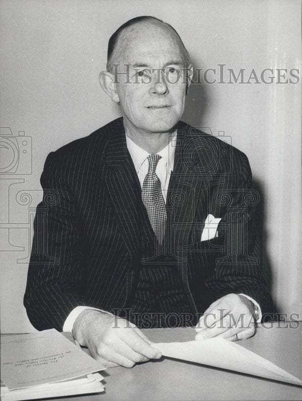 1970 Press Photo Ambassador Peter Wilkinson, Foreign Office, London ...