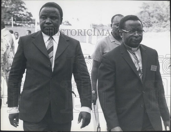 Press Photo Rev Sithole & Muzerewa - Historic Images