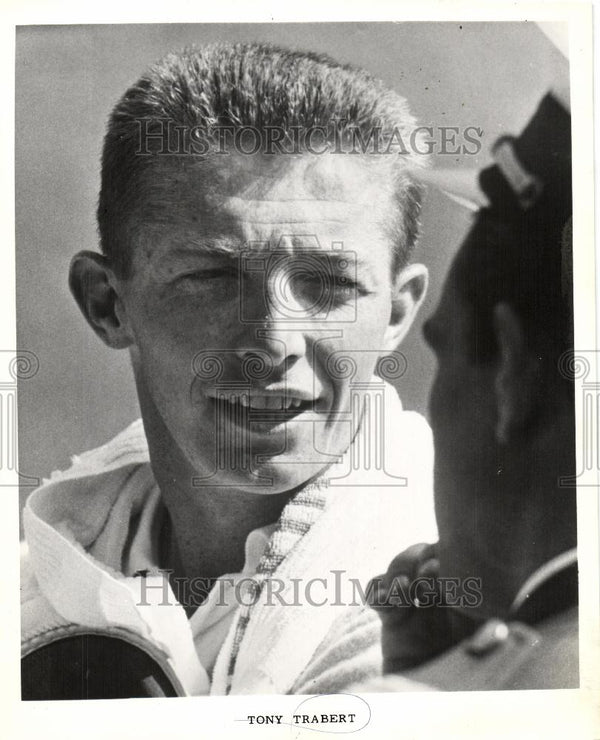 TONY TRABERT AMERICAN TENNIS PLAYER 1956 Vintage Press Photo Print ...