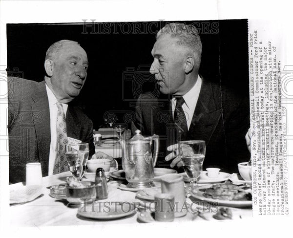 george trautman american assn presiden 1955 Vintage Press Photo Print ...