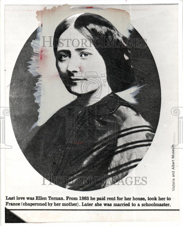 Ellen Ternan France Undated Vintage Press Photo Print - Historic Images
