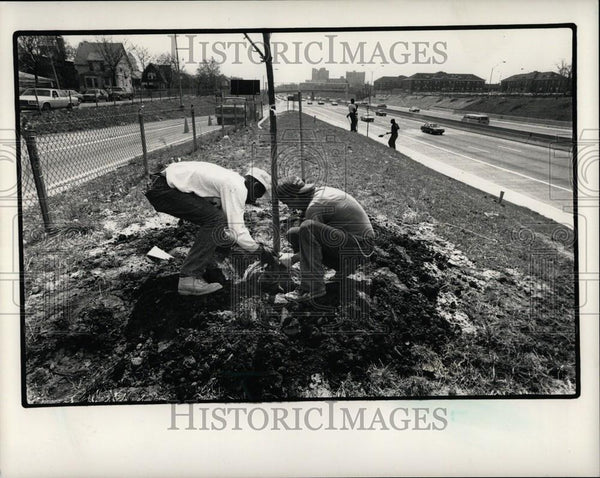 Lodge Freeway 1988 Vintage Press Photo Print - Historic Images