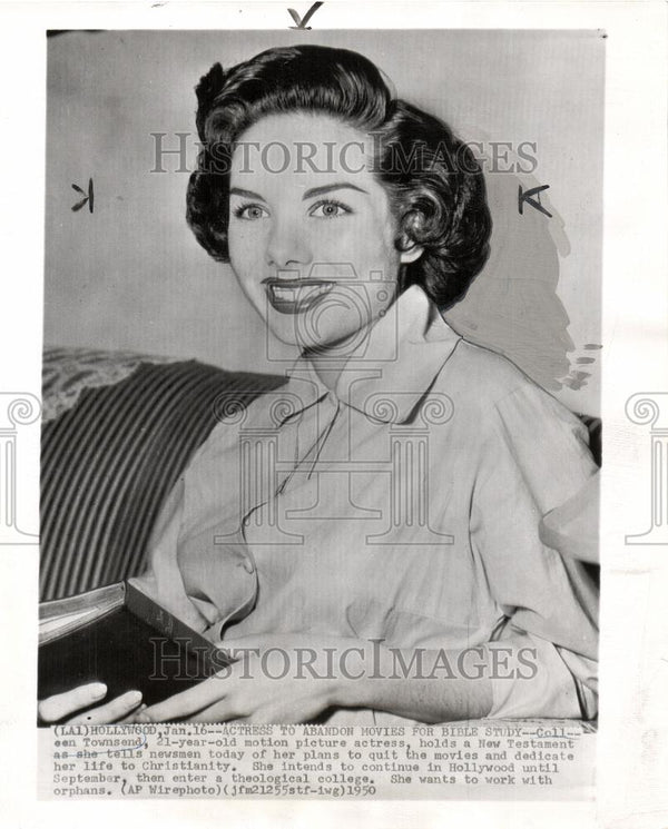 Colleen Townsend Theological College 1950 Vintage Press Photo Print ...