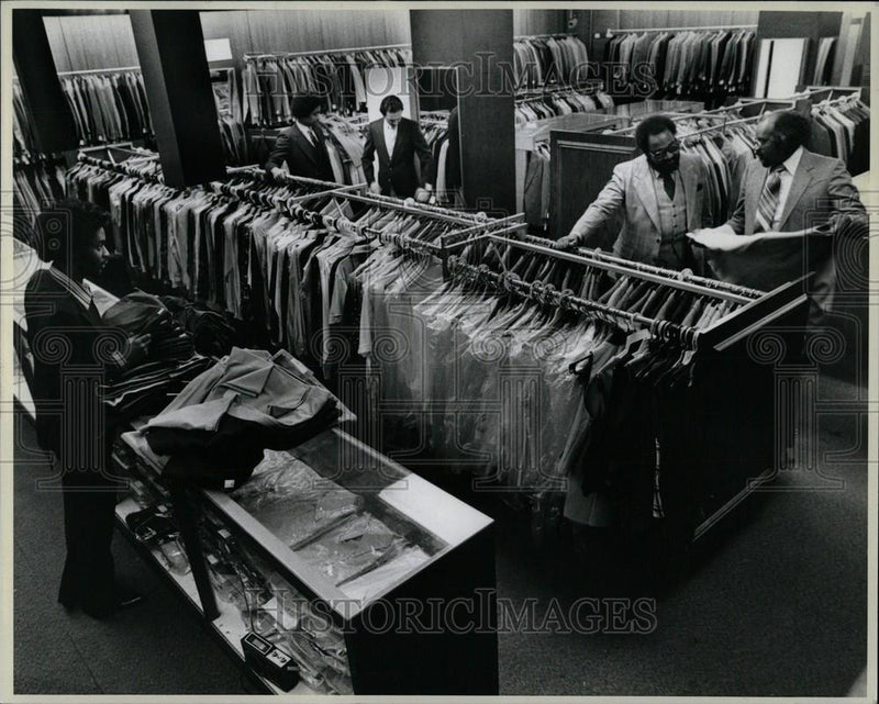 Louis the Hatter Detroit menswear 1981 Vintage Press Photo Print ...
