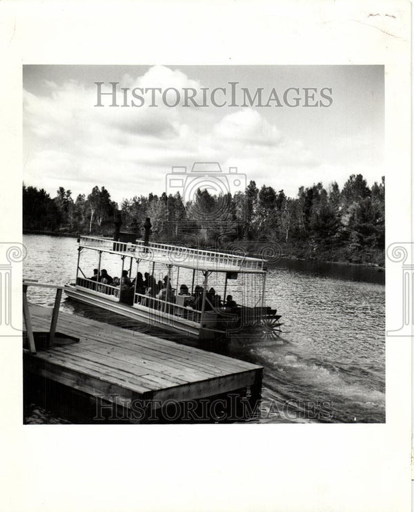 paddle boat cruise Menominee River 1963 Vintage Press Photo Print ...