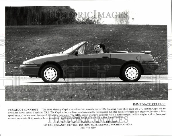 1991 Mercury Capri Automobile 1990 Vintage Press Photo Print - Historic ...