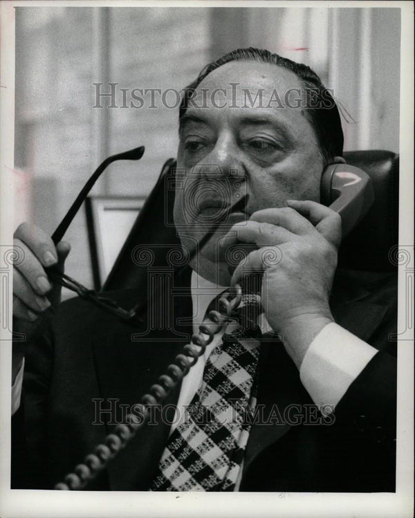 Edward Cushman labor relations 1976 Vintage Press Photo Print ...