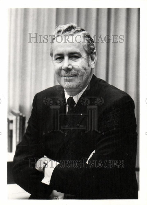 Lynn A Townsend professor 1972 Vintage Press Photo Print - Historic Images