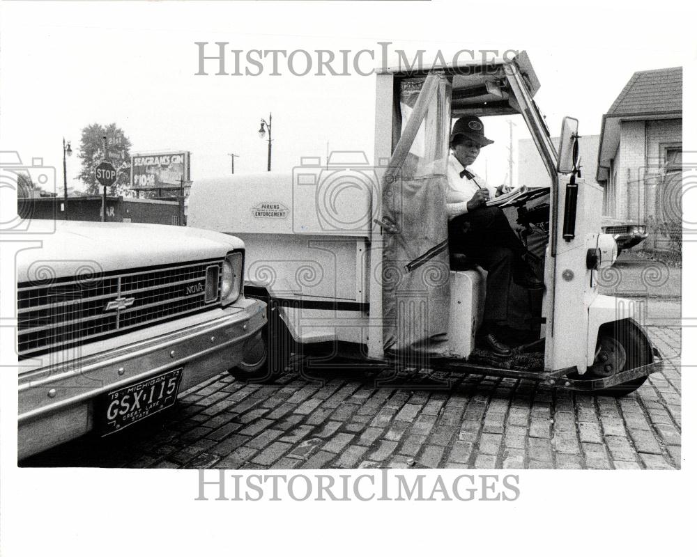 Meter maid parking enforcement officer Undated Vintage Press Photo ...