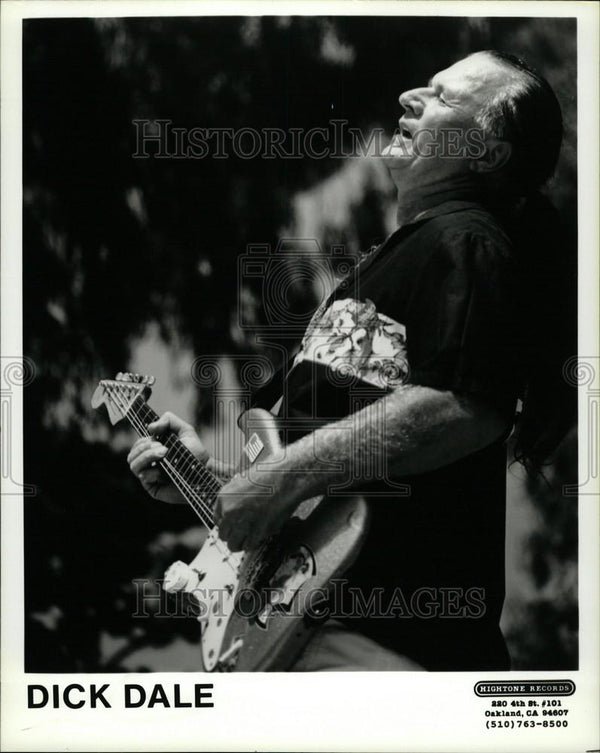 Dick Dale Guitarist 1993 Vintage Press Photo Print - Historic Images