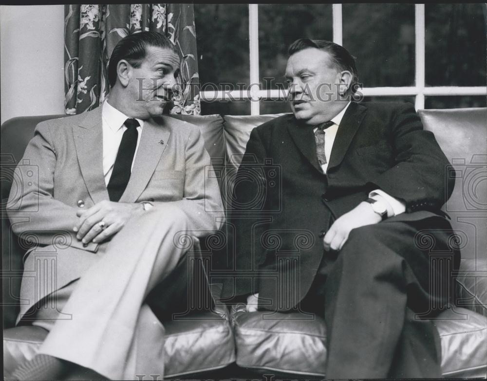 Dr. A.L. Sussekind,of Brazil & Mr Ray Gunter 1965 Vintage Press Photo ...