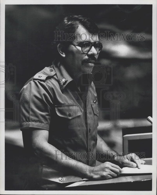 Press Photo Leader of the Nicaraguan Junta. ,Daniel Ortega - Historic ...