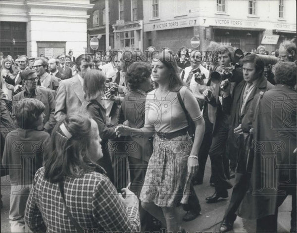 Jane Stonehouse Daughter of John Stonehouse Leaving Court 1975 Vintage ...