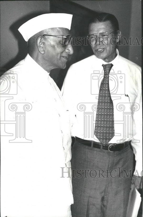 Indian Prime Minister Morarji Desai, Robert Namara Vintage Press Photo ...