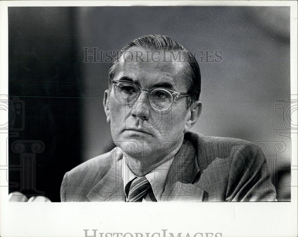 1975 Press Photo CIA Director William E. Colby House select committee ...