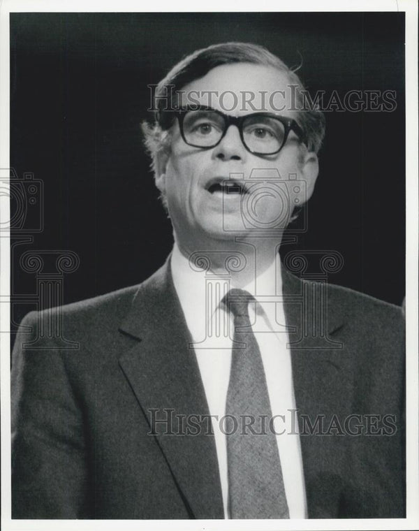 1981 Press Photo Conservative Party Conference at Blackpool-Timothy Ra ...