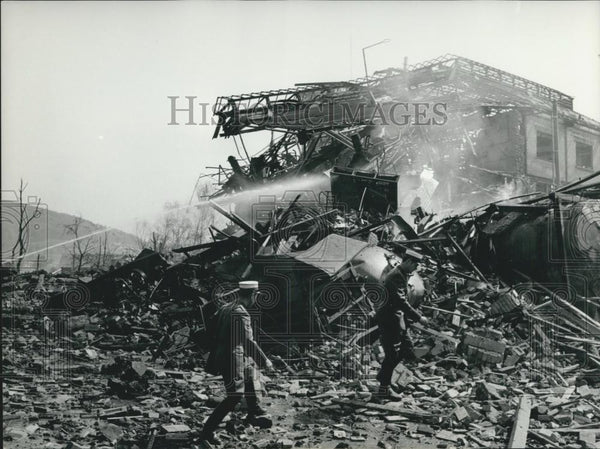 1969 Press Photo Explosion in a Blasting-Powder Factory 9 Dead and 40 ...