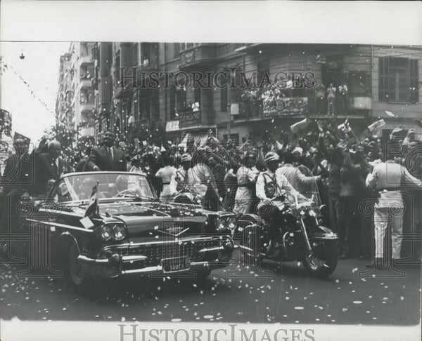 1964 Press Photo Tumultuous Welcome For Russian Prime Minister ...