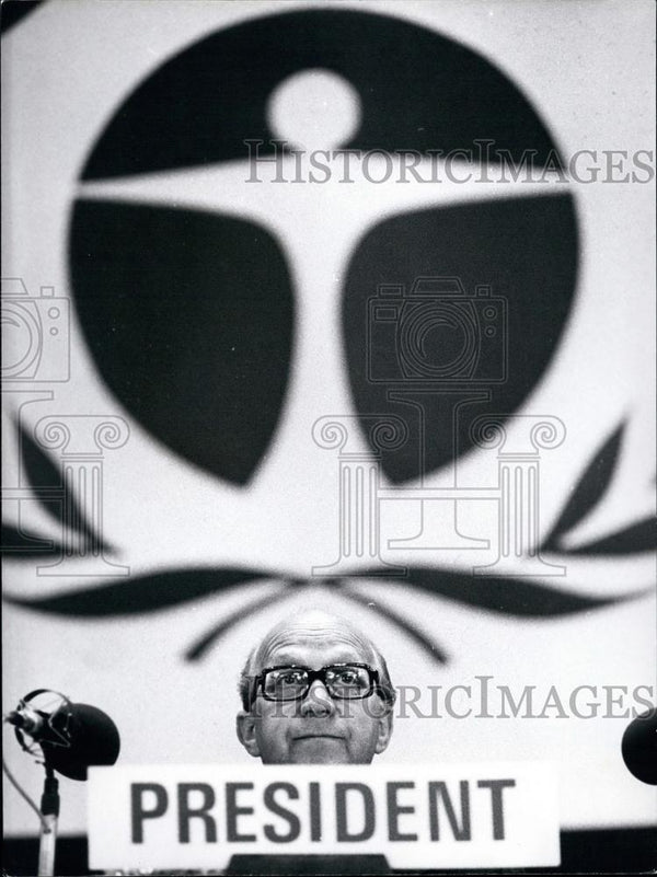 President of the Enviornments Conference Ingemund Bengtsson 1972 ...