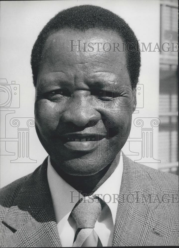 Press Photo Kaiser Dalawonga Matanzima Chief Head State Transkei ...