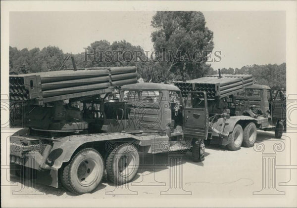 Press Photo Israel Showing Captured Russian and Chinese Weapons ...