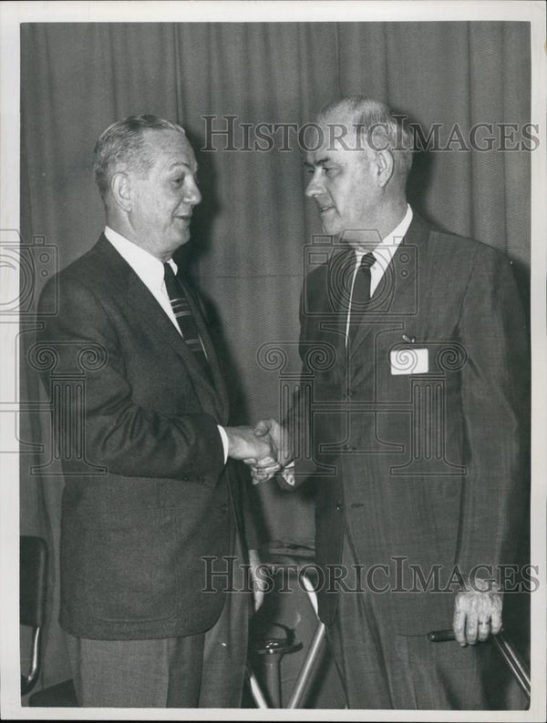 1966 Press Photo Gabe Paul, Dick O'Connell, Baseball - RSL55535 ...