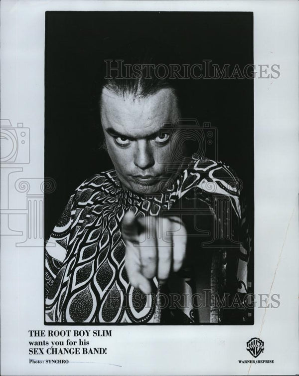 1978 Press Photo Root Boy Slim of the Sex Change Band - RSL49747 ...