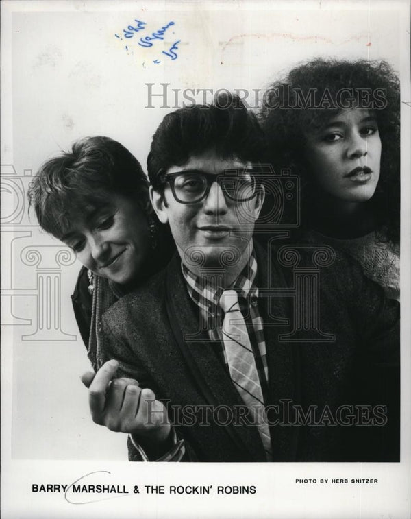 Press Photo Barry Marshall & The Rockin Robins Musicians - RSL78125 ...